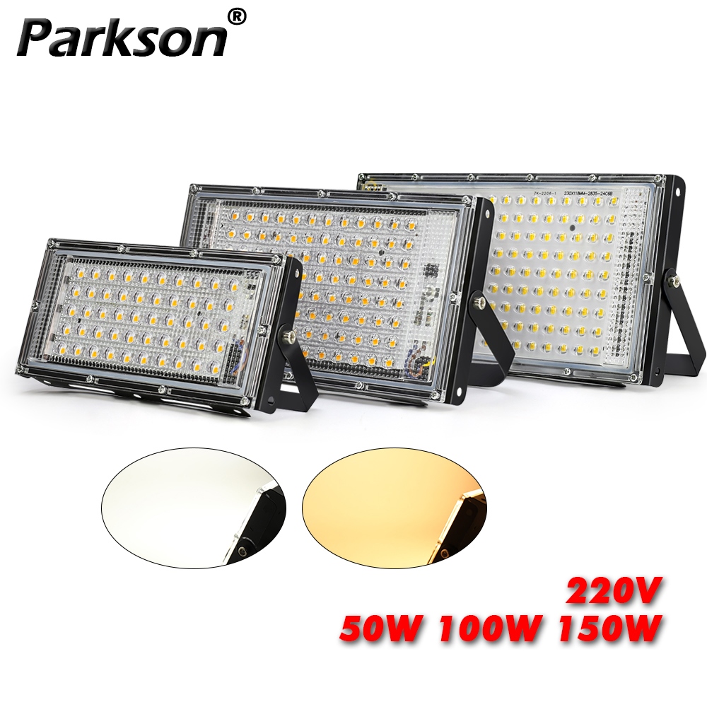 Flood light LED Spotlight For Outdoor House 50W 100W 150W AC 220V Foco ...