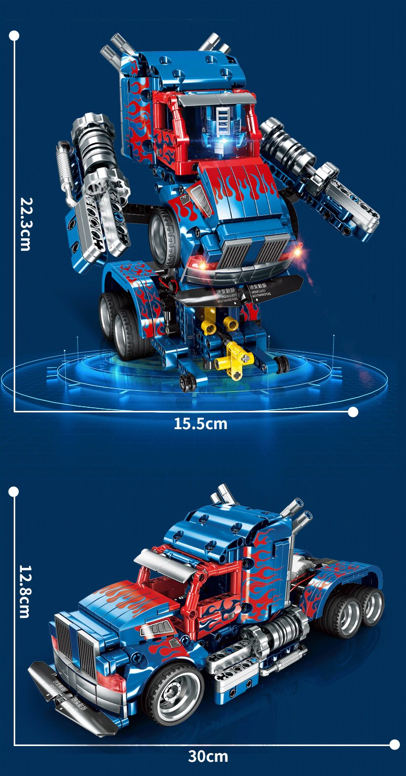 LEGO 2 In 1 Deformation Cars Building Blocks Model Transform Racing ...