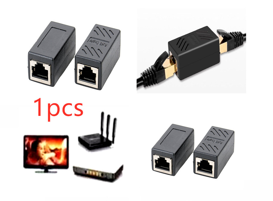 RJ45 Female to Female Network Ethernet LAN Connector Adapter Coupler ...