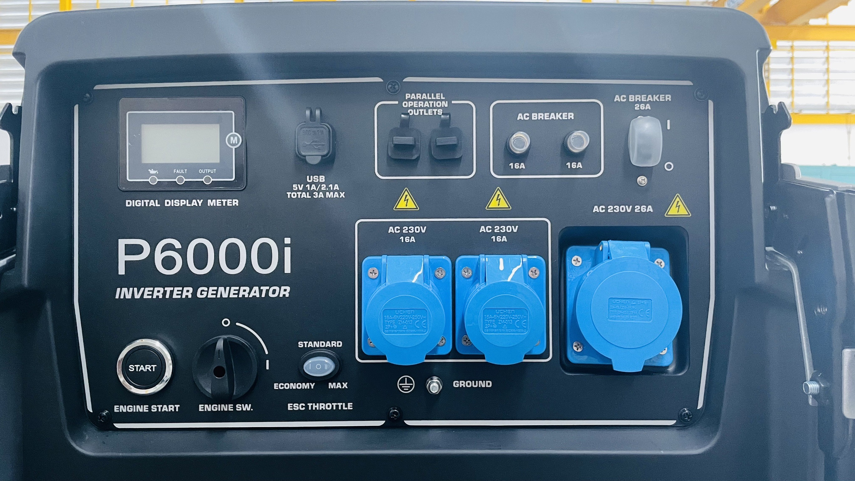 เครื่องปั่นไฟ Atlas Copco รุ่น P6000i ขนด 7kW - S.E.A. POWER GENT CO ...