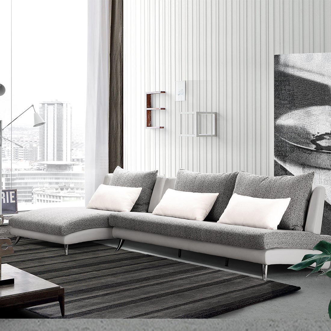 SB Design Square KONCEPT FURNITURE ชุดโซฟา รุ่น G-Dano สีน้ำตาล - SB ...