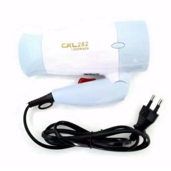 ไดร์เป่าผม ด้ามจับพับได้ รุ่น CKL 282 ปรับลมได้ 2 ระดับ ขนาดเล็ก พกพาสะดวก ไดร์จัดแต่งทรงผม ปรับ ...