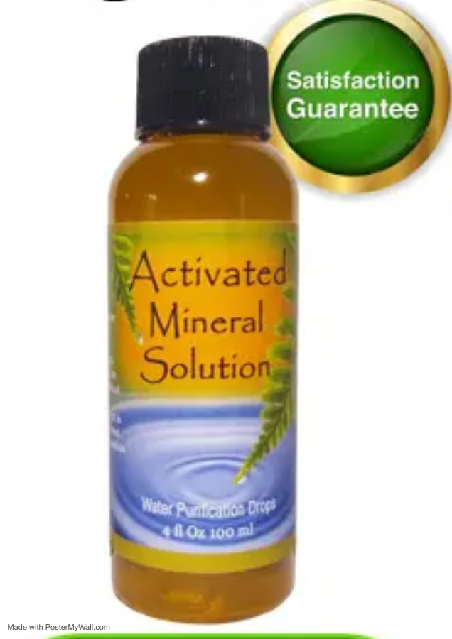 Master Mineral Solution 100 ml CDS Activated solution Chlorine dioxide ...