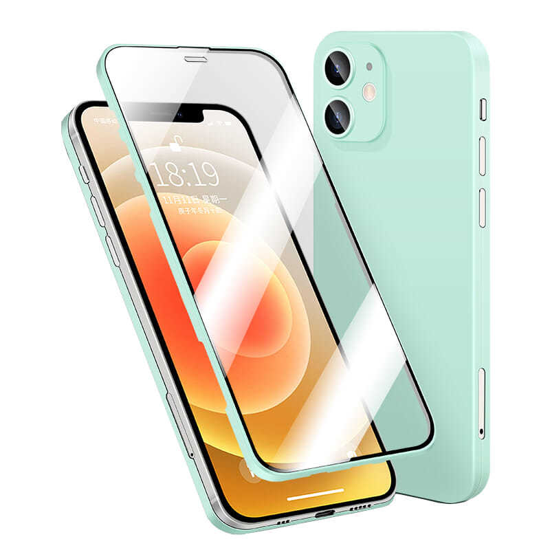 New Apple 12 Phone Case Film Integrated 12promax Mobile Phone Tempered ...