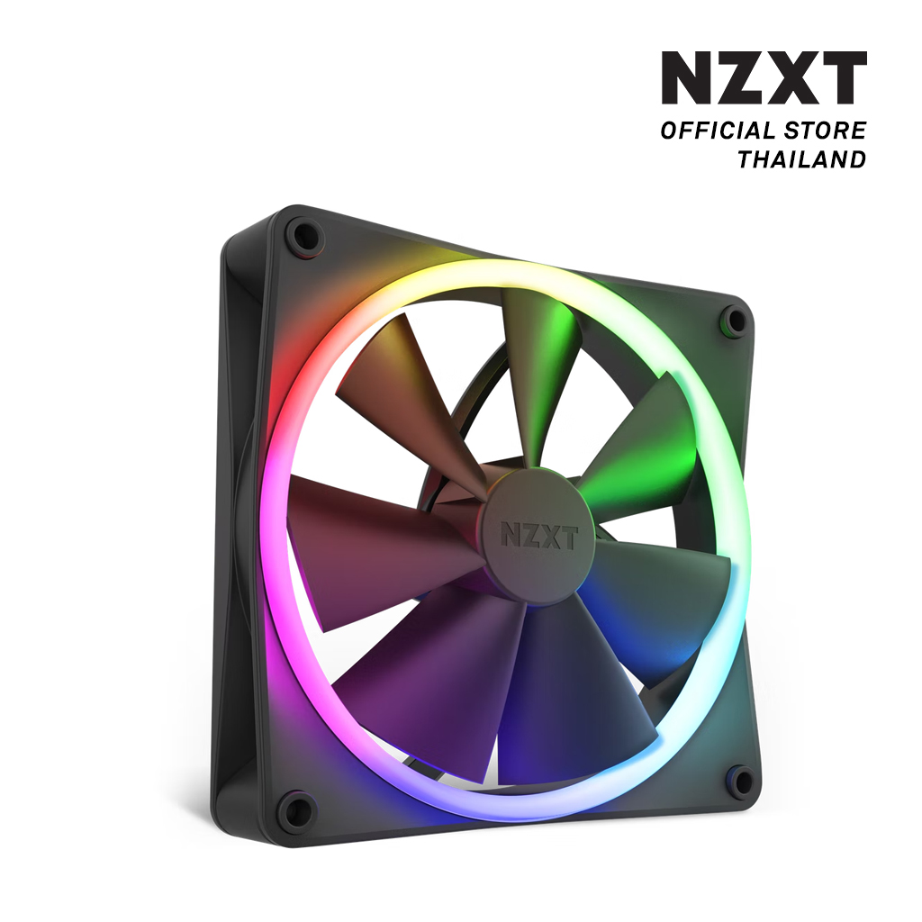 NZXT FAN RGB 140mm BLACK -Single - NZXT_OfficialStore - ThaiPick
