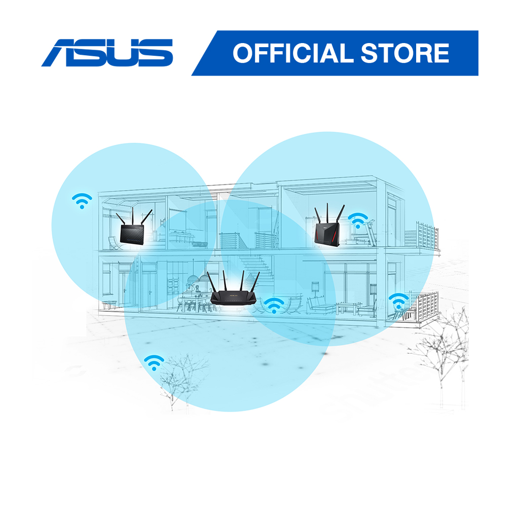 [แนะนำ!] Asus Router (RT-AX3000) - เราเตอร์ AX3000 Dual Band WiFi 6 ...