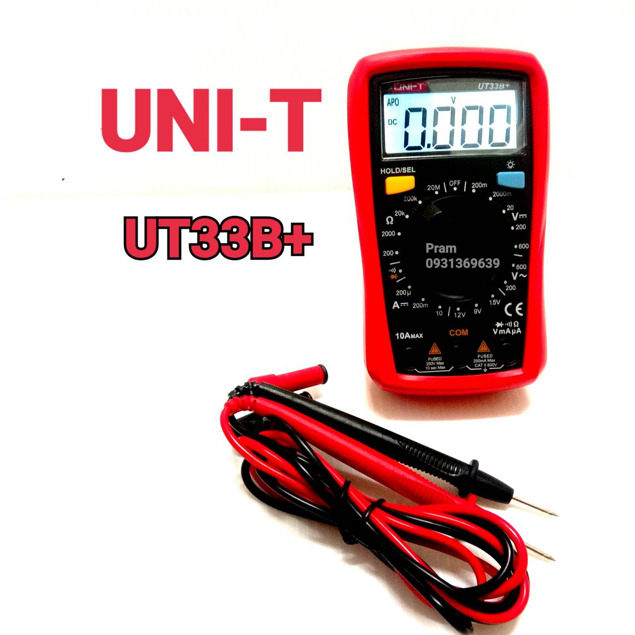 UNI-T UT33B+ Digital Multimeter ดิจิตอลมัลติมิเตอร์ | Lazada.co.th