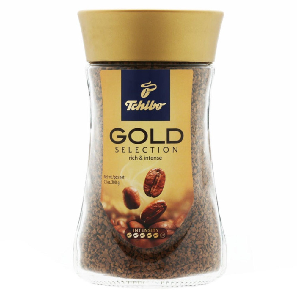 Tchibo Gold Selection Instant Coffee ทชิโบโกลด์ กาแฟสำเร็จรูป 200g ...