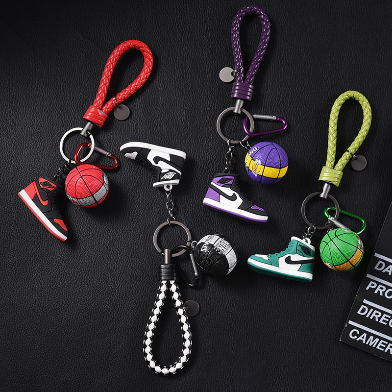 NBA Mini Aj Basketball Shoes Keychain Creative Small Shoes Model ...