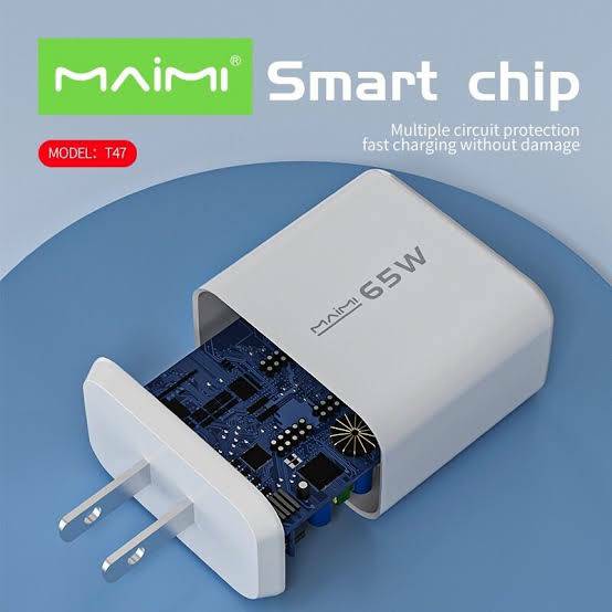 ชุดชาร์จเร็ว Maimi รุ่น T47 ชาร์จเร็ว ชาร์จด่วน 65W Micro TypeC หัวชาร์จพร้อมสายชาร์จ ใช้ได้กับ ...