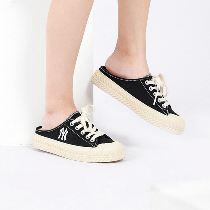 MLB NY Play Ball origin Mule YorK Yankees Shoes Mens and Womens Canvas ...