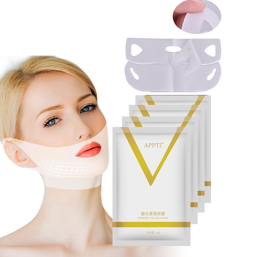 2020 New 4D Reduce Double Chin Tape Neck Firming Shape Mask Face Lift ...
