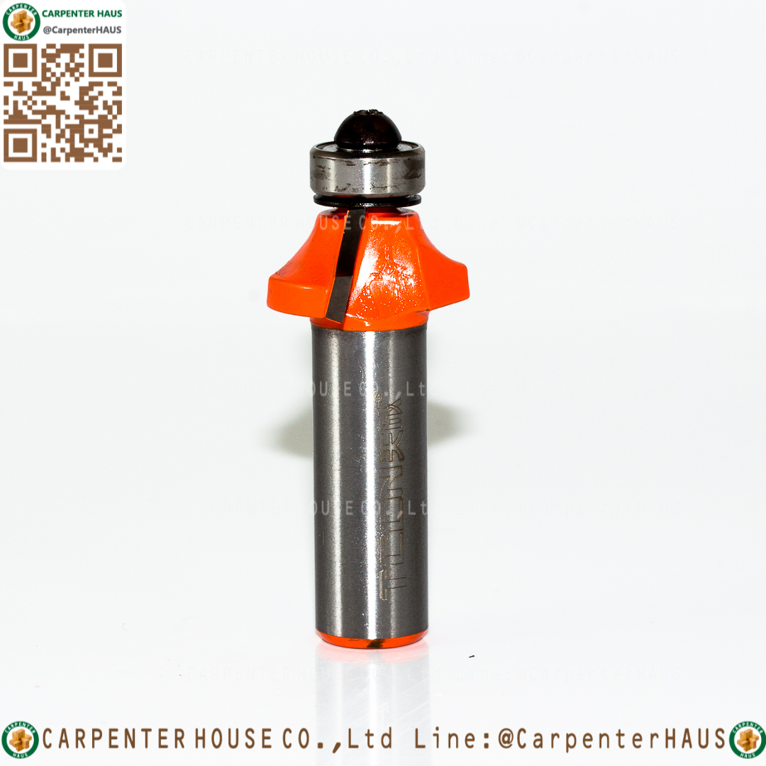 ดอกเราท์เตอร์ (Router) ลบมุมโค้งปลายลูกปืน ขนาด 1/2"x1/2" (คาร์ไบท์) 1/ ...