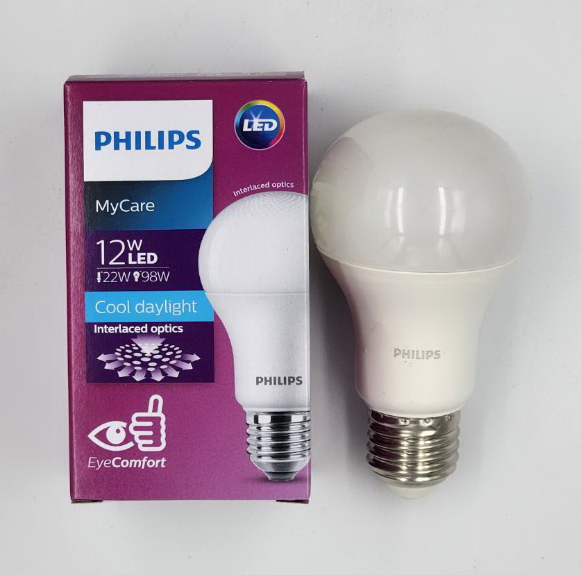 หลอด LED Philips MyCare Bulb 12W หลอดไฟ แอลอีดี ฟิลลิปส์ E27 แสงขาว ...