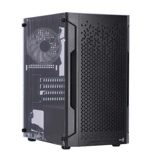 CASE (เคส) AEROCOOL TRINITY MINI (TRINITY MINI-G-BK-V3) (MICRO-ATX ...