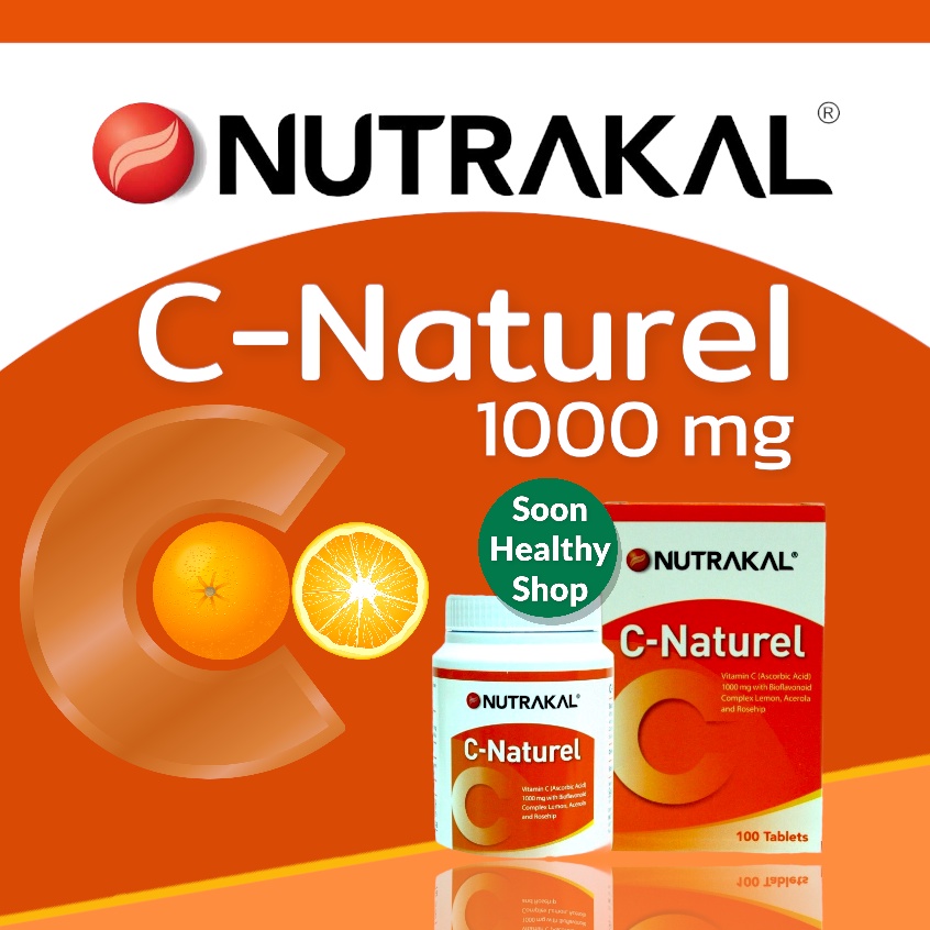 NUTRAKAL C-Naturel 1000mg วิตามินซีธรรมชาติ เสริมภูมิต้านทาน | Lazada.co.th
