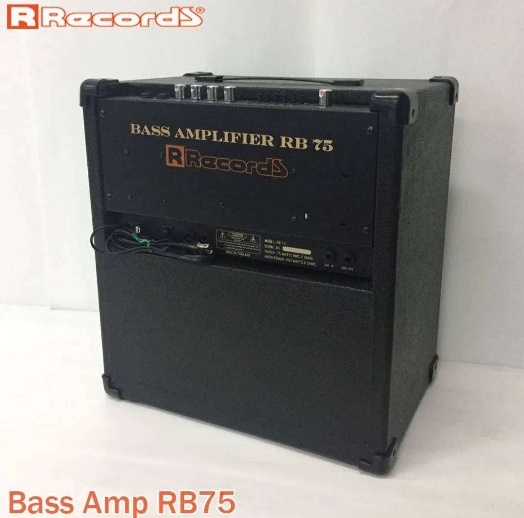 แอมป์เบส Records รุ่น RB75 สายแจ็ค 75วัตต์ ลำโพง12 - RECORDSOUND - ThaiPick