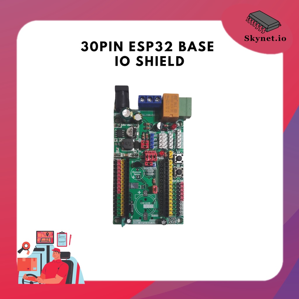 30pin Esp32 Base Io Shield For Esp32 Core Board Not Include Ds3231