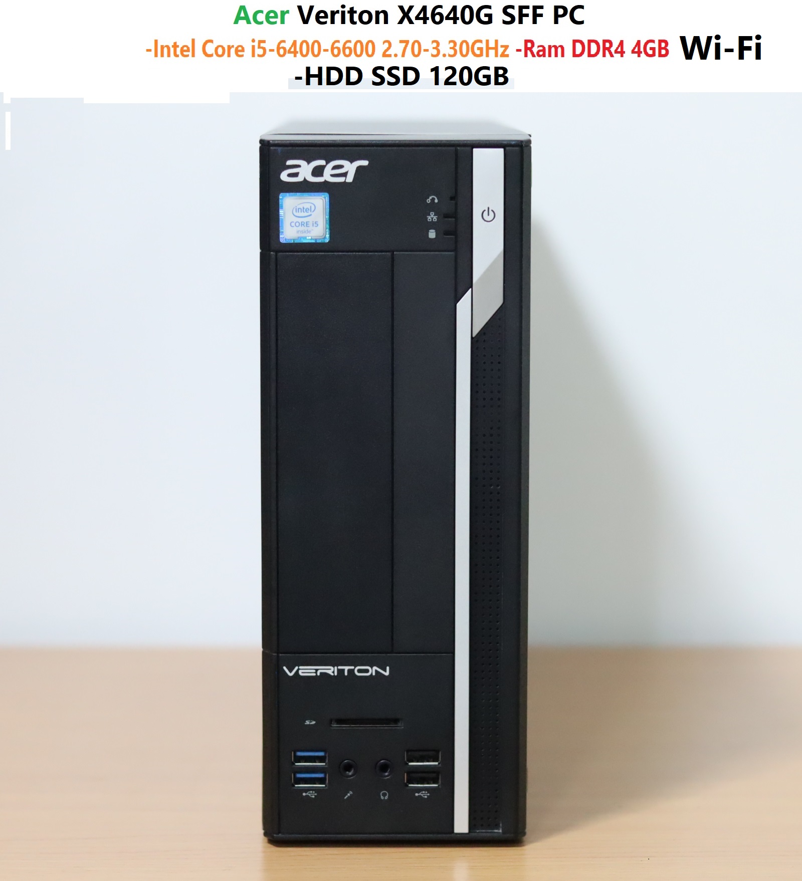 Acer Veriton X4640G SFF PC -Intel Core i5-6400-6600 2.70-3.30GHz -Ram ...