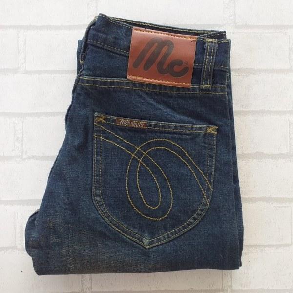 Mc Jeans กางเกงยีนส์ขากระบอกใหญ่ผ้าฟอก สี สนิม Big Sale Jeans Note