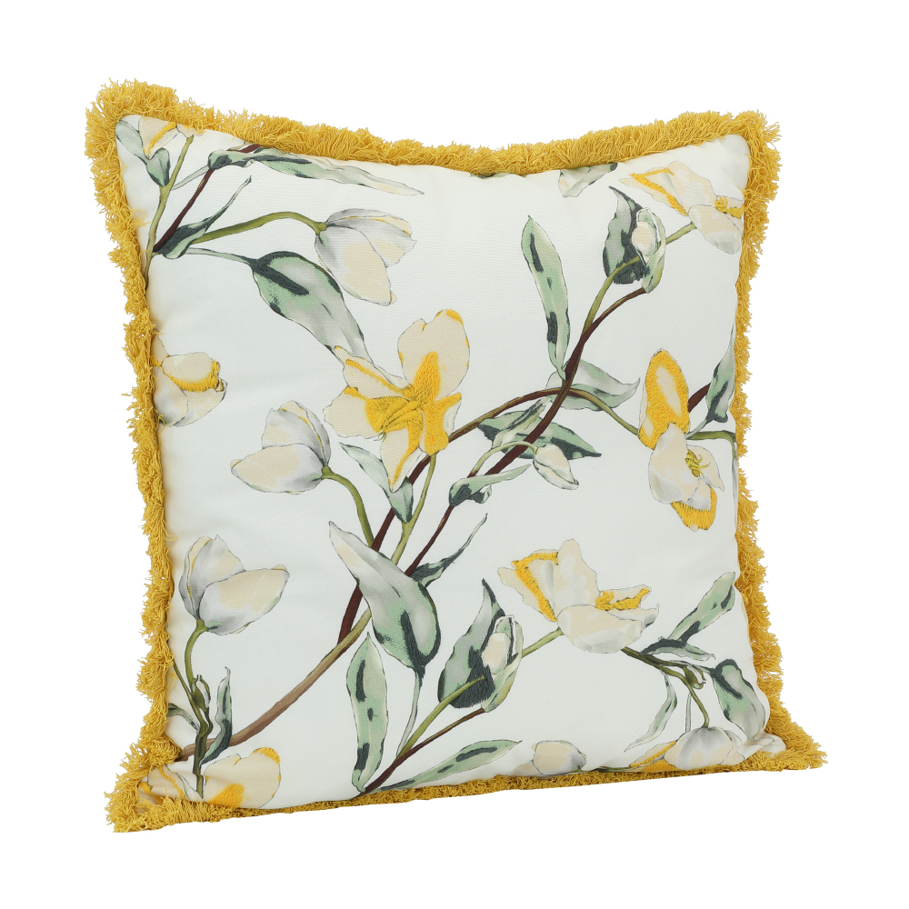 INDEX LIVING MALL FLORAL-LACE Cushion 45 x 45 cm. - Multicolor - Index ...