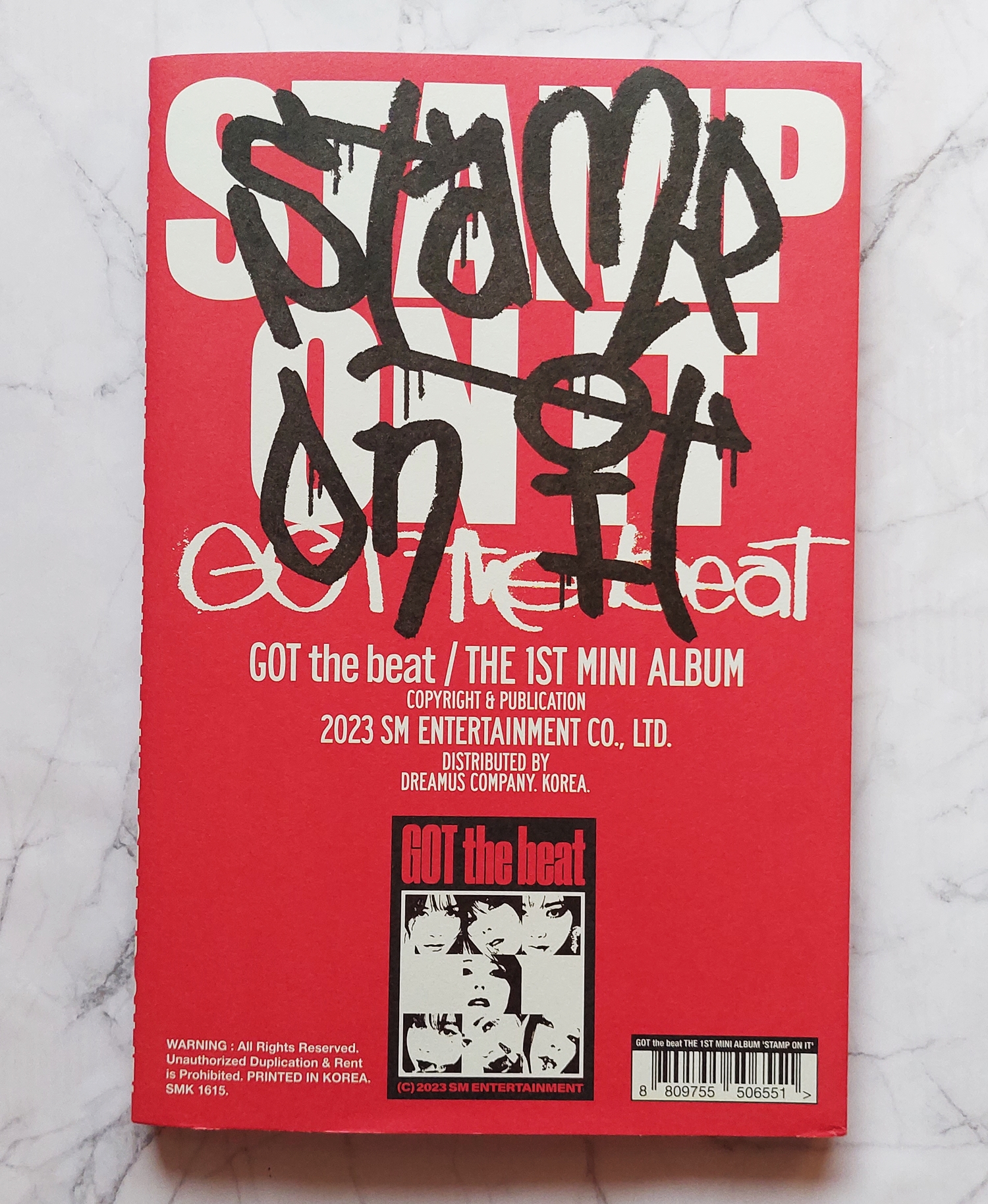 อัลบั้ม GOT the beat - Stamp On It Album แกะแล้ว มี Flyer BoA ไม่มี ...