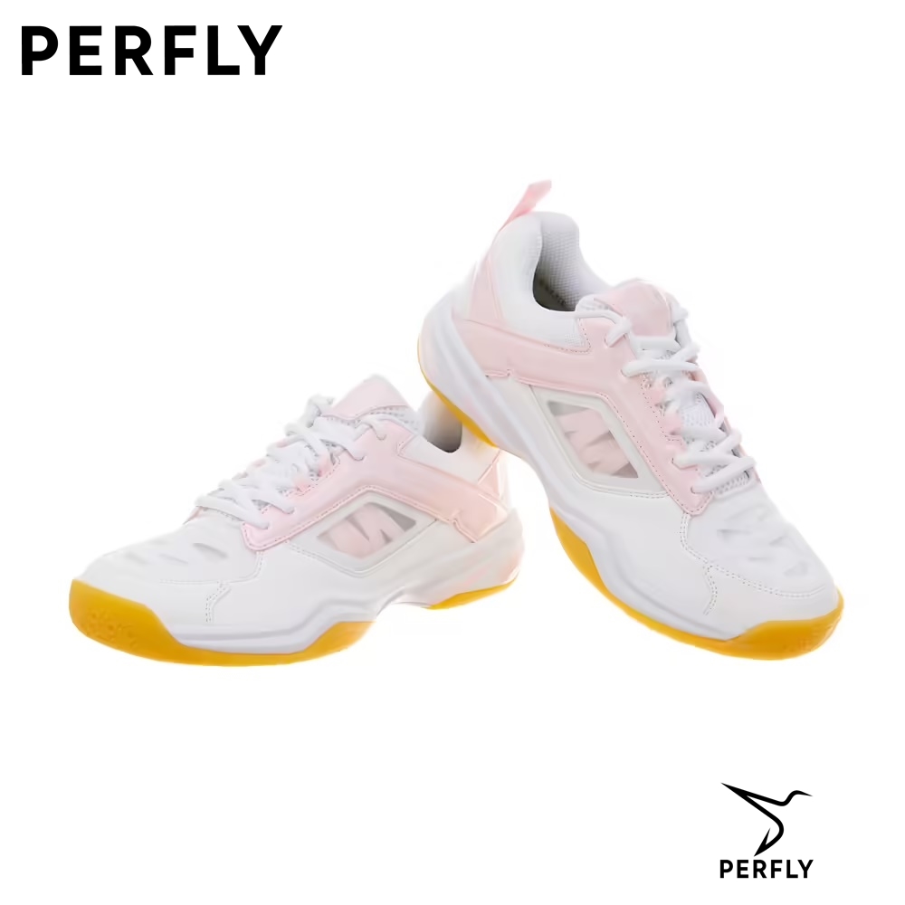 รองเท้าแบดมินตันหญิง PERFLY MS 506 สีชมพู WOMEN BADMINTON SHOES PERFLY ...
