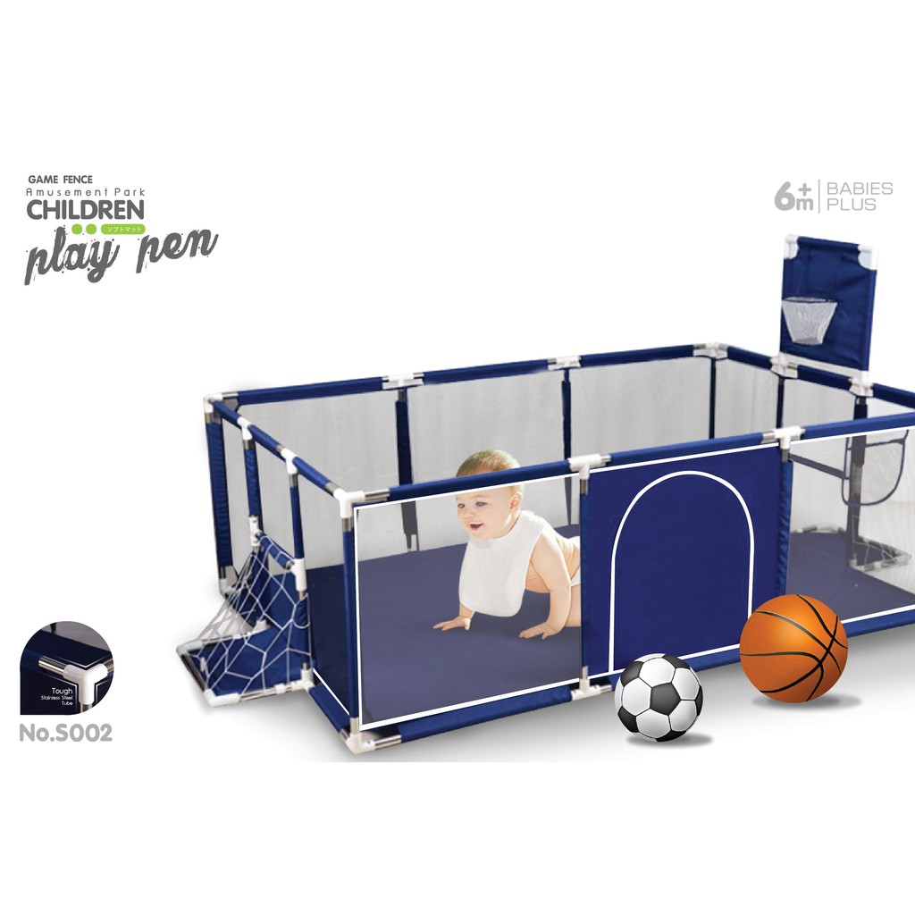 FIN Children Park คอกกั้นเด็กสี่เหลี่ยมขนาดใหญ่พิเศษ รุ่น S002 ทำจาก ...