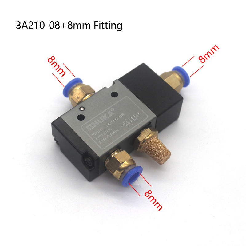 Pneumatic Air Control valve 3A210-08 3 Port 2 Position NC 1/4'' PT ...