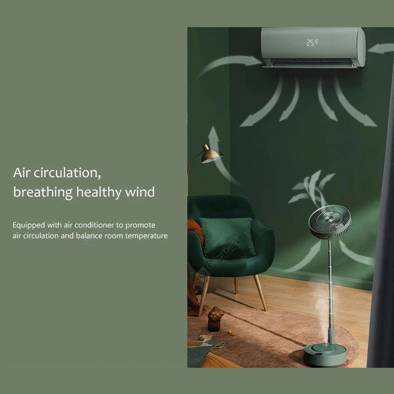 Xiaomi Youpin Edon E908/E808/S18 พัดลมไฟฟ้า ความเร็ว 4 ระดับ/5 ระดับ ชาร์จ USB - liantoujty ...