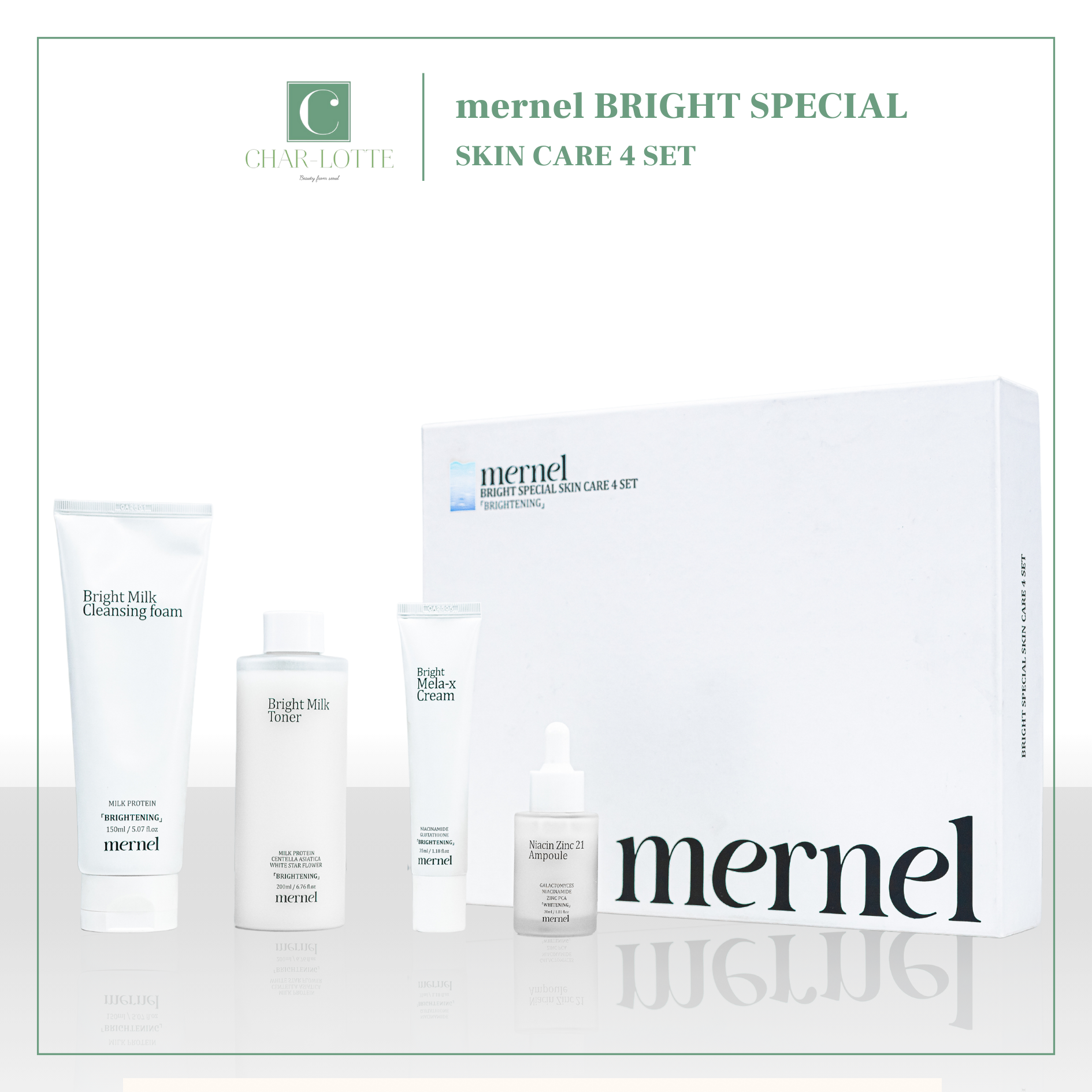 [CharlotteSeoul] NCT Dream mernel BRIGHT SPECIAL SKIN CARE 4 SET with ...