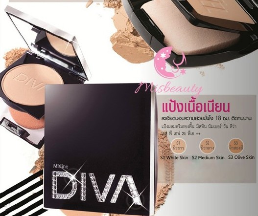 แป้งดีว่า Mistine Number One Diva SPF 25PA พร้อมส่ง - มันคอสเมติคส์ ...