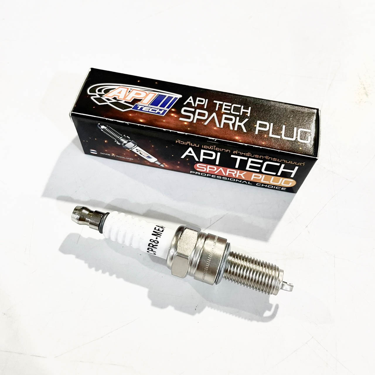 หัวเทียน API (API TECH) รุ่น CPR8-MEA-9 หัวเทียนมอเตอร์ไซค์ สำหรับ SCOOPY-I N-MAX PCX ZOOMER-X ...