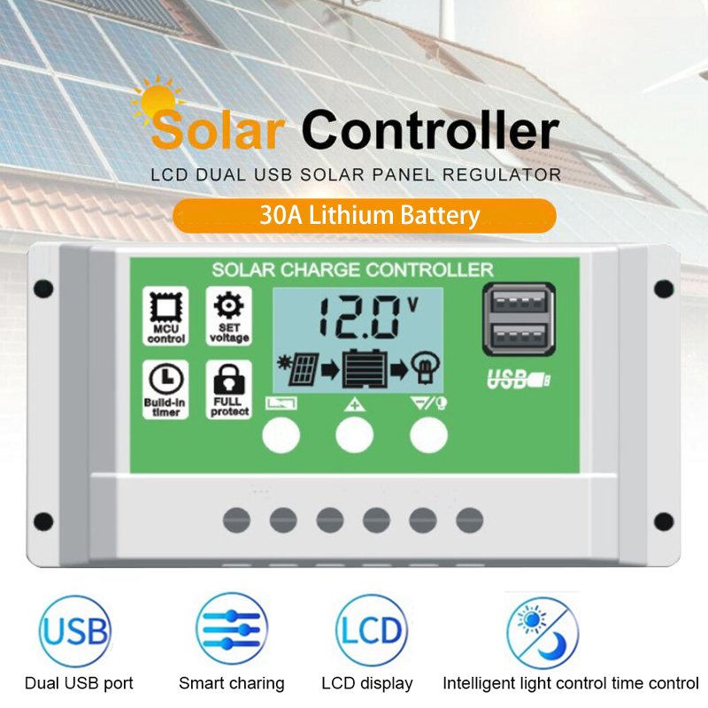PWM Solar Charger Controller 10A,20A,30A,50A,60A โซล่า ชาร์จ ...