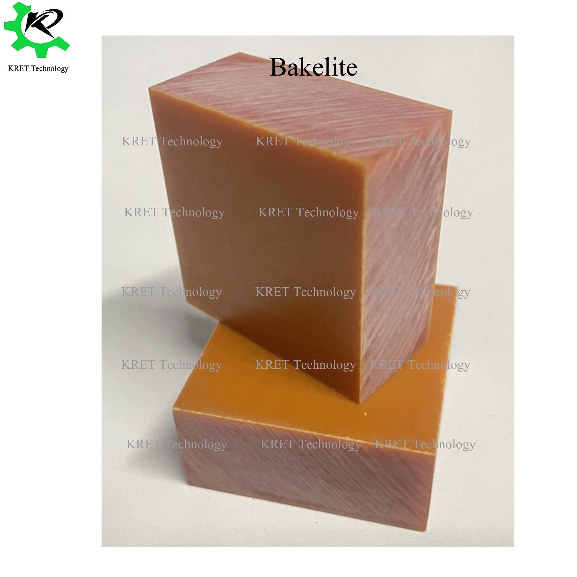 Bakelite Sheet orange 120X100X15 mm. แบกกาไลท์สีส้ม ขนาด 120X100X15 มิล ...