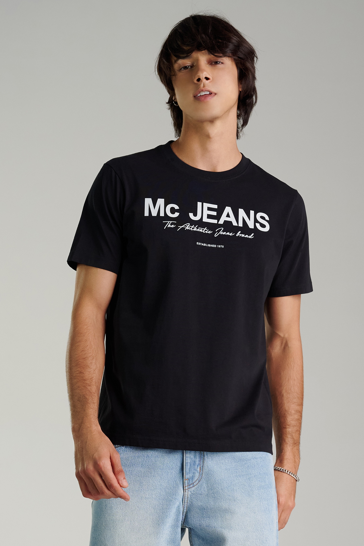 Mc jeans เสื้อยืดแขนสั้นผู้ชาย คอกลม MTTZ802 - Mc Jeans - ThaiPick