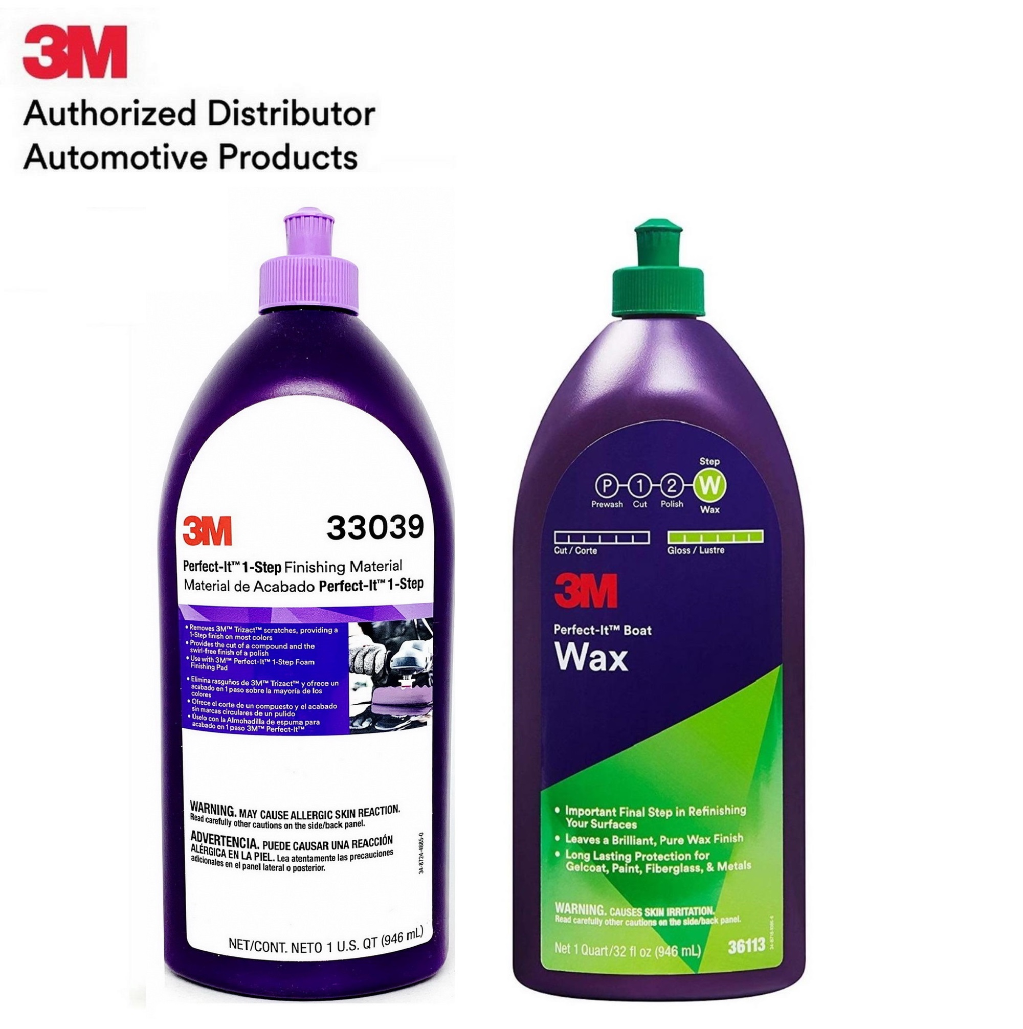 3M 33039 น้ำยาขัดสีขั้นตอนเดียว Perfect-it 1-Step Finishing Material ...