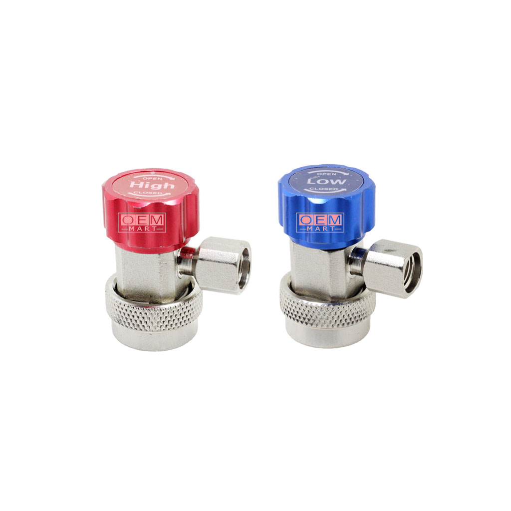 คอปเปอร์ เติมน้ำยาแอร์ 134A (สีแดง+สีน้ำเงิน) คอปเปอร์แอร์ หัวเติมน้ำยา ...