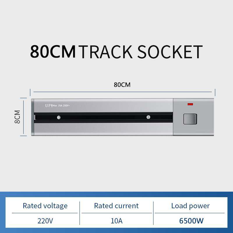 Vollia 60CM/80CM/100CM Mult Movable Power Track Socket Modern Electric ...