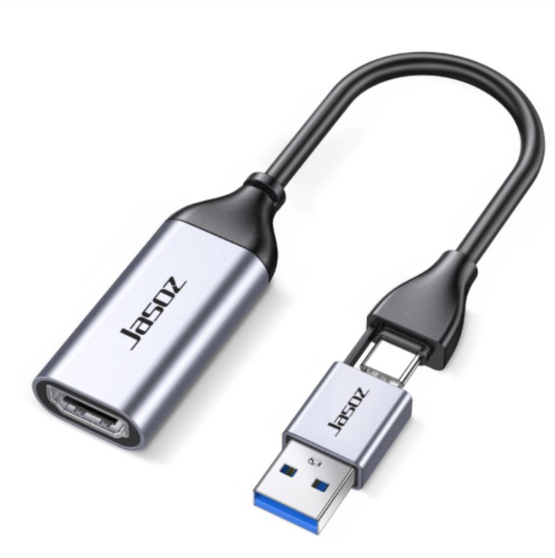 Jasoz Video Capture Card Type C to HDMI Adapter USB C to HDMI Adapter ...