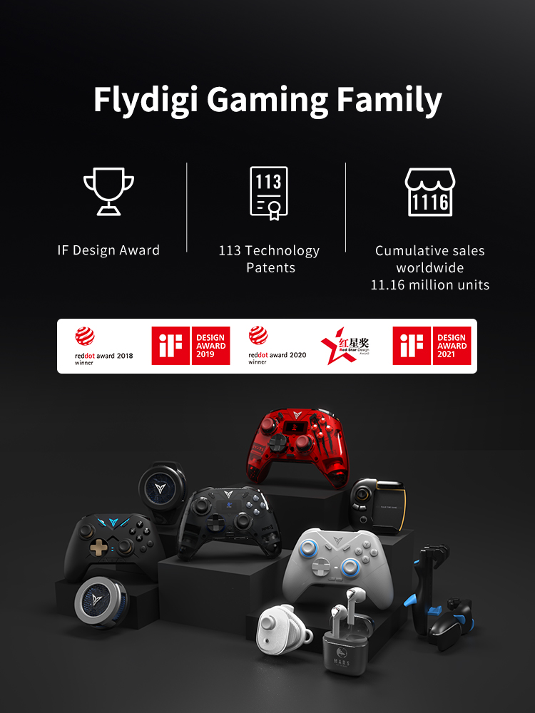 (ประกันศูนย์1ปี) จอยเกม Flydigi Vader 3 Pro Multi-Platform Controller ...