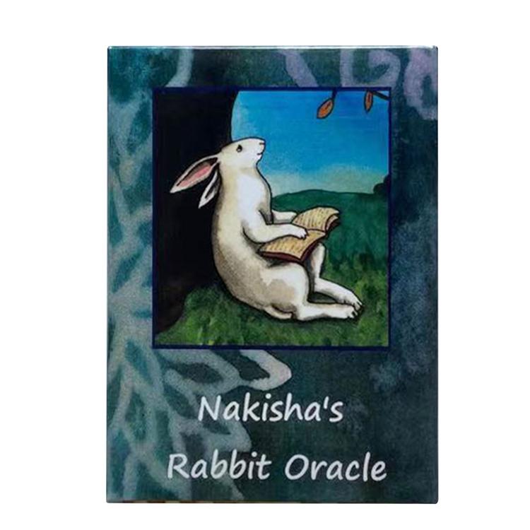 Mini Size English Card Deck Nakishas Rabbit Oracle Card Cute Rabbit ...