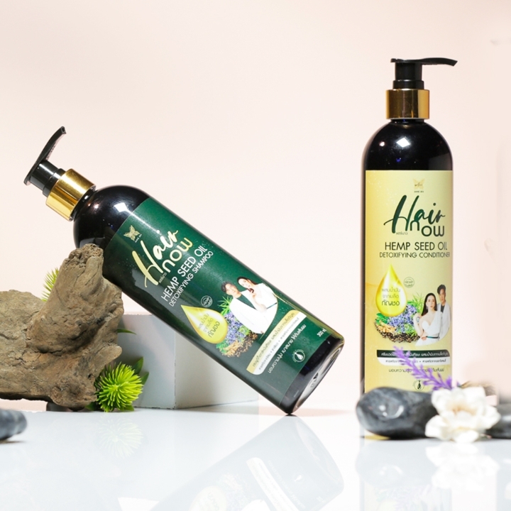 Hair Now Shampoo Set hem. oil เซตแชมพู 1 ขวด ครีมนวด 1 ขวด ราคา 699 ...