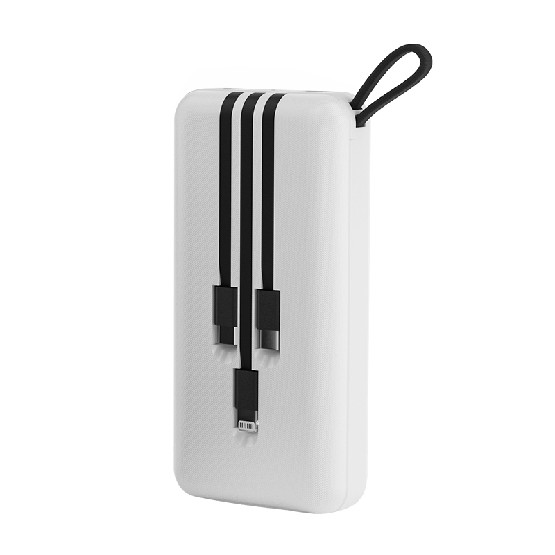 D-POWER แบตเตอรีสำรอง GC200 ความจุ 20000mAh สายชาร์จในตัว มีไฟฉาย ชาร์จ ...