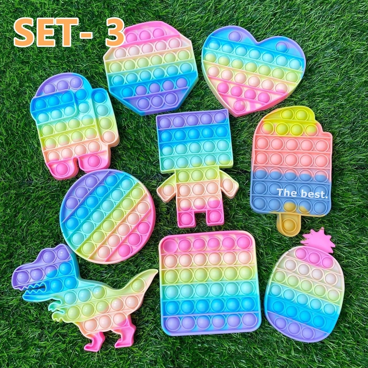 ล้างสต็อค ของเล่นปุ่มกด Pop it Push Pop Bubble Toys บับเบิ้ล ของเล่นคลายเครียด ปุ่มกด ยางกด ...