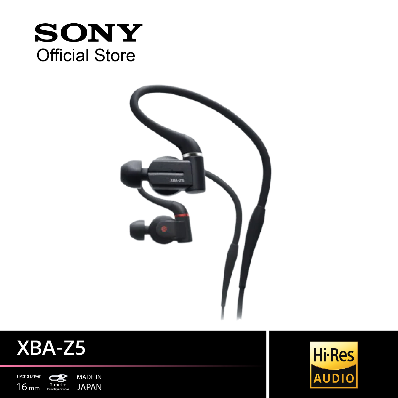 SONY XBA-Z5 In-Ear Hi-Res Hybrid Driver - Sony Official Store - ThaiPick