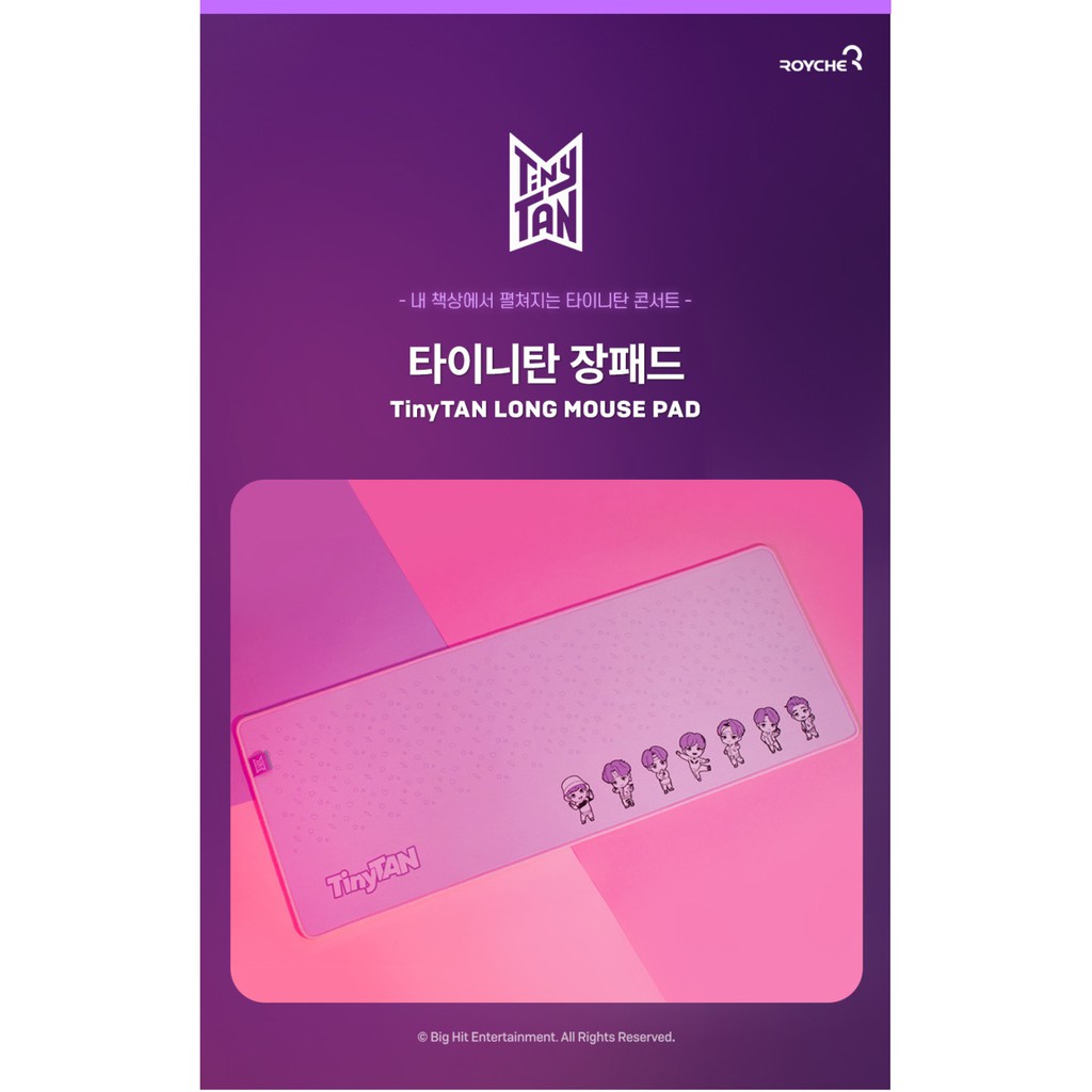 [Korea] BTS (Bangtan boys) TinyTan Mouse long pad, Official, Original ...