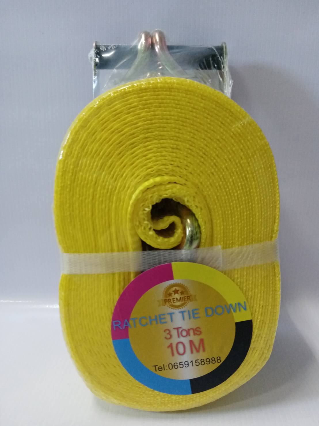 สายรัดรถบรรทุก Ratched Tie Down รับน้ำหนัก 3ตัน ยาว 10เมตร. 3T 10M ...