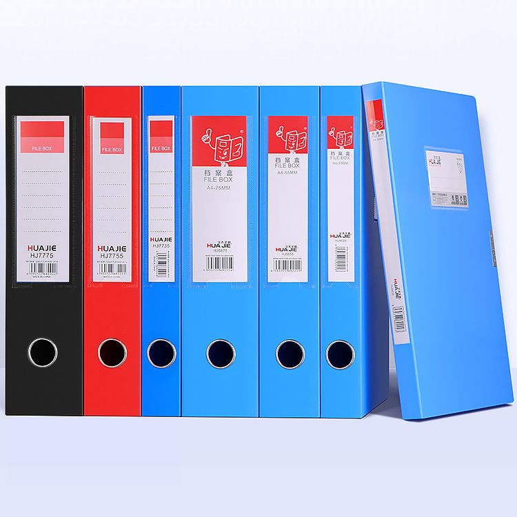 Foldable A4 File Box，File Organizer, Document Box Plastic Archive Box ...