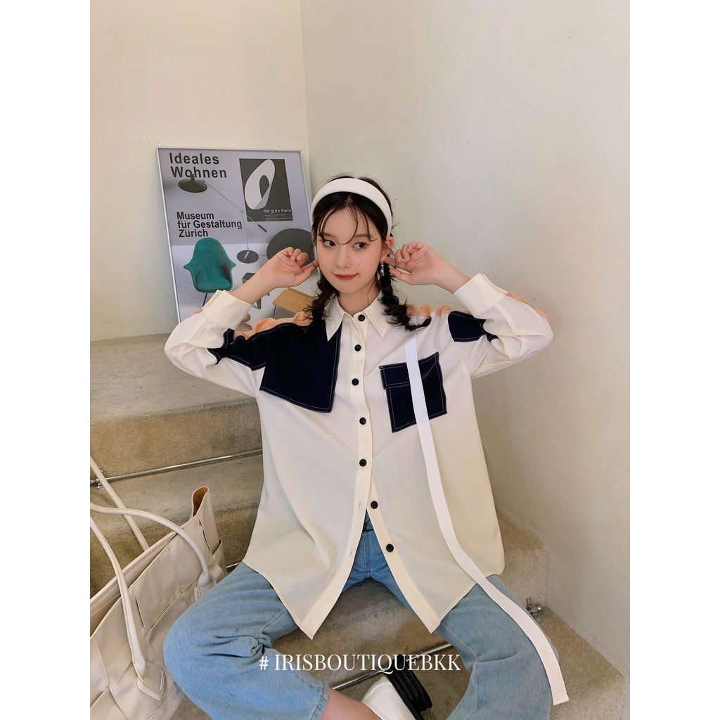 Iris Boutique 21/Falls IS237 White chocolate shirt Preorder 15 วัน ...
